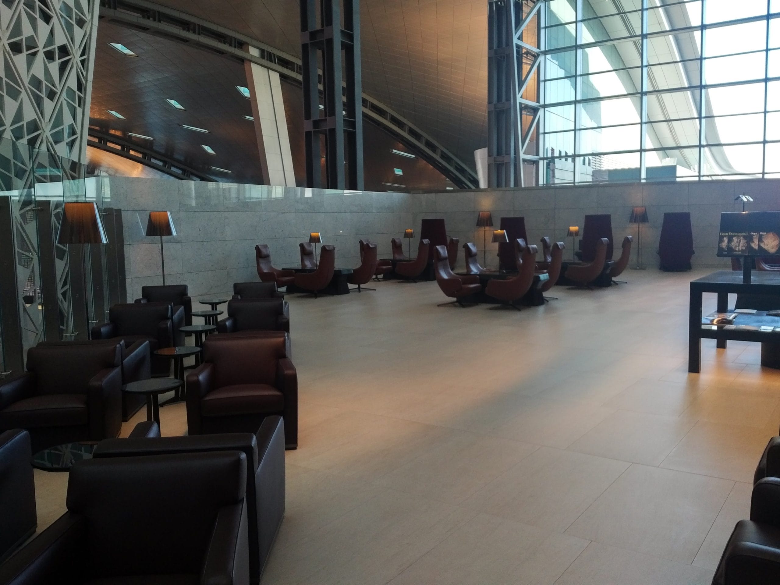 Review: Qatar Airways Al Safwa First Class Lounge Doha Airport | The ...