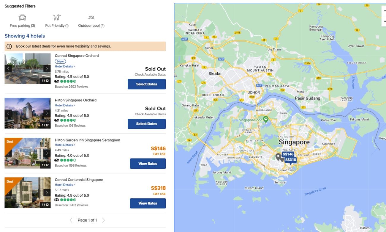 Guide: Booking Hilton Day-Use rooms - The MileLion