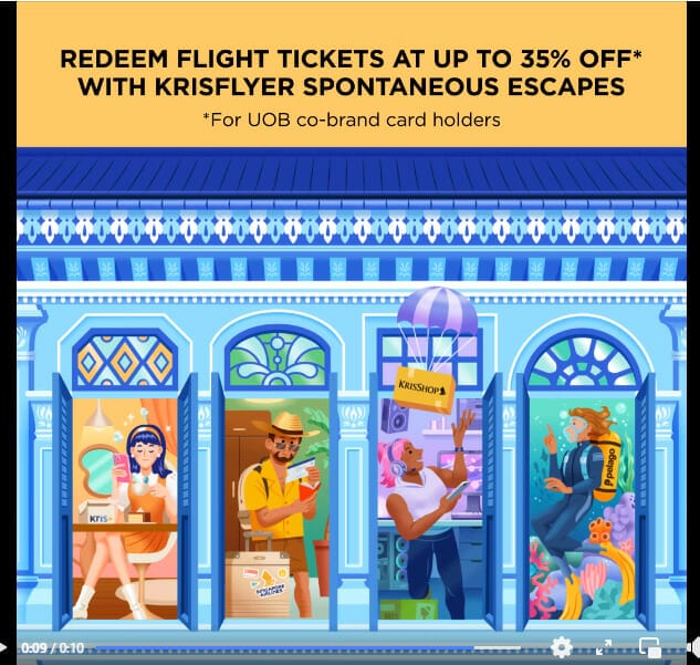 Earn 5% miles-back on Spontaneous Escapes with KrisFlyer UOB Cards ...